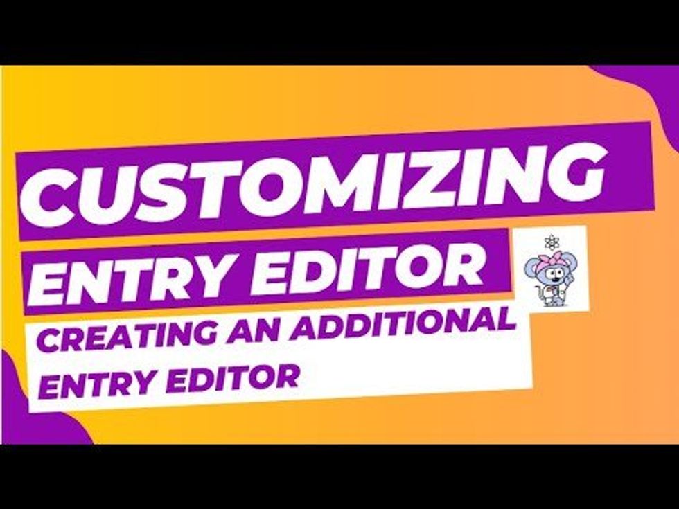 Customizing Entry Editor | Creating an additional Entry Editor - RebelMouse